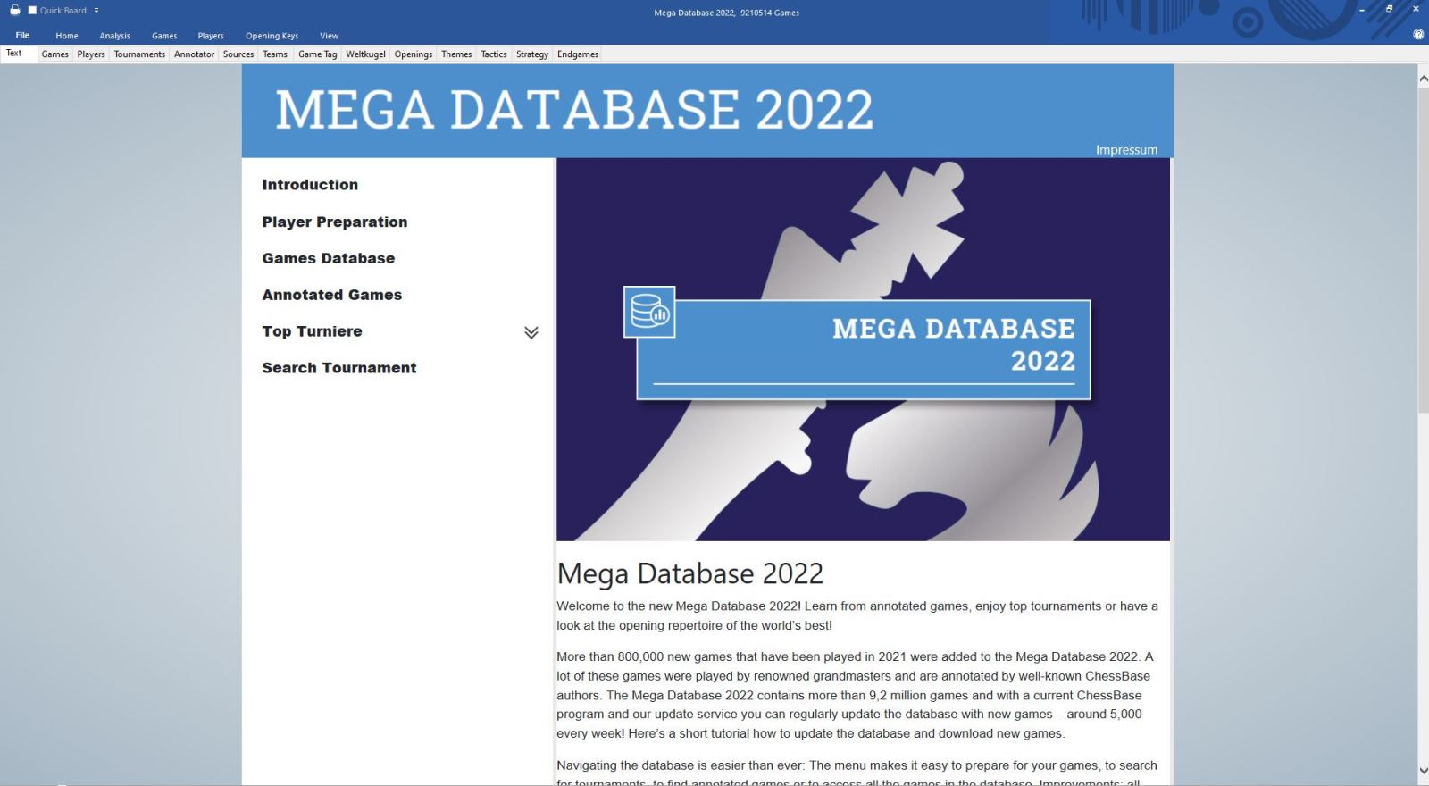 New: Mega DataBase 2022 | ChessBase